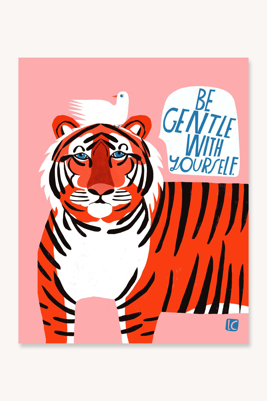 Be Gentle With Yourself - Art Print – Lisa Congdon Art & Illustration