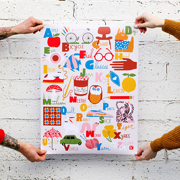 Lisa Congdon's Alphabet Poster