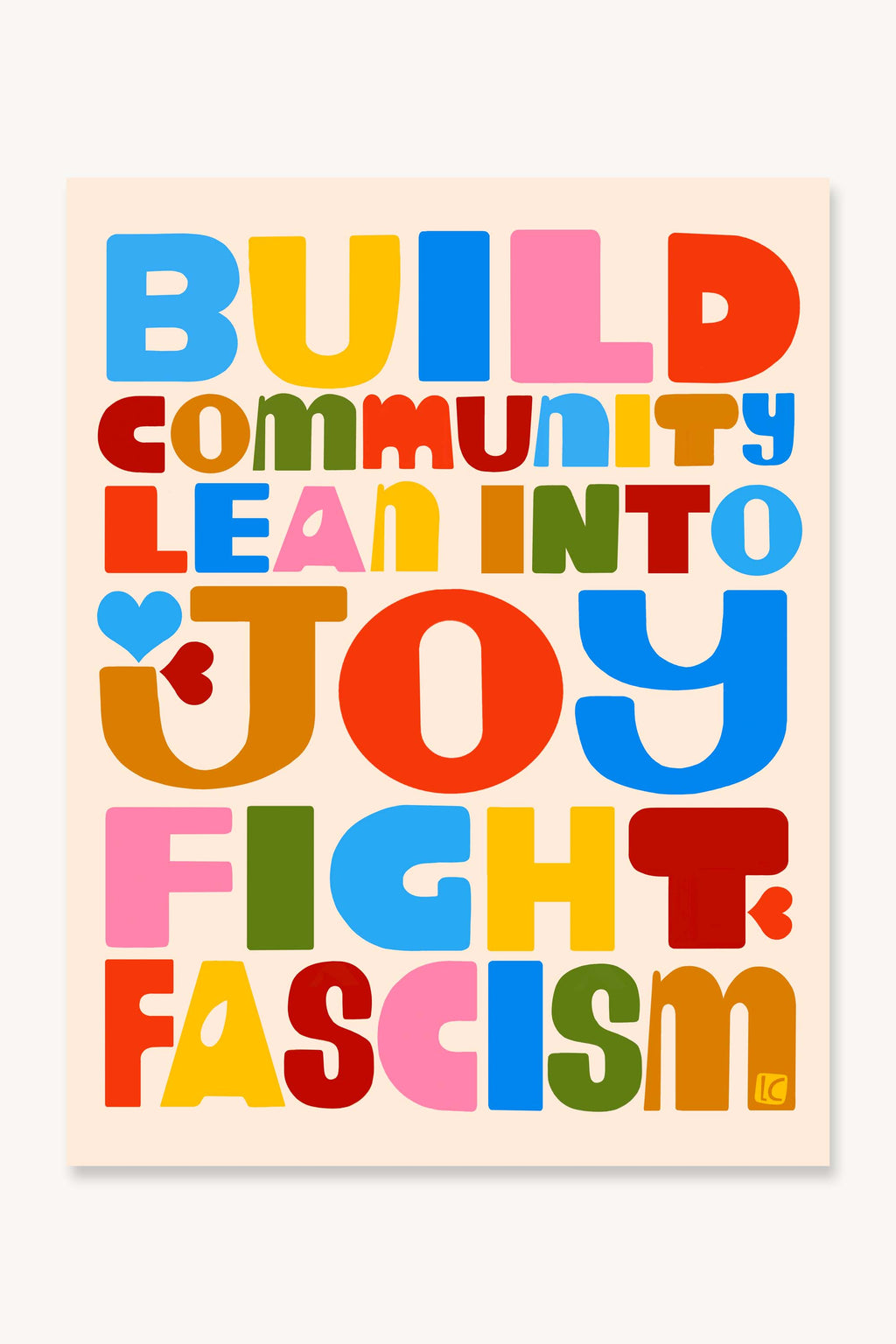 Build Community - Art Print – Lisa Congdon Art & Illustration
