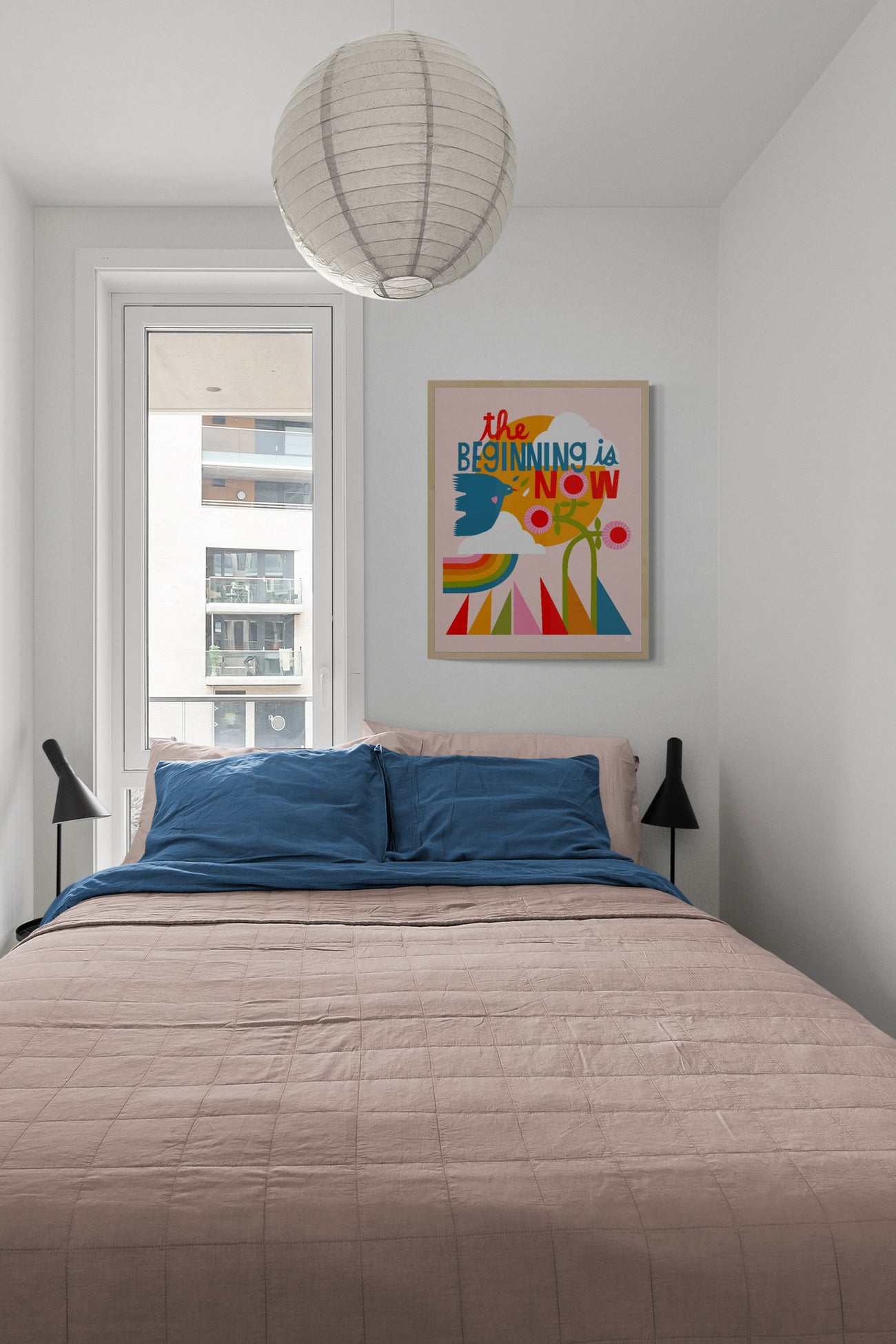 Keep Showing Up - 18"x24" poster – Lisa Congdon Art & Illustration