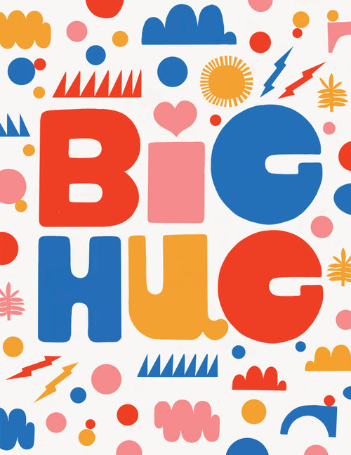 Big Hug Greeting Card – Lisa Congdon Art & Illustration