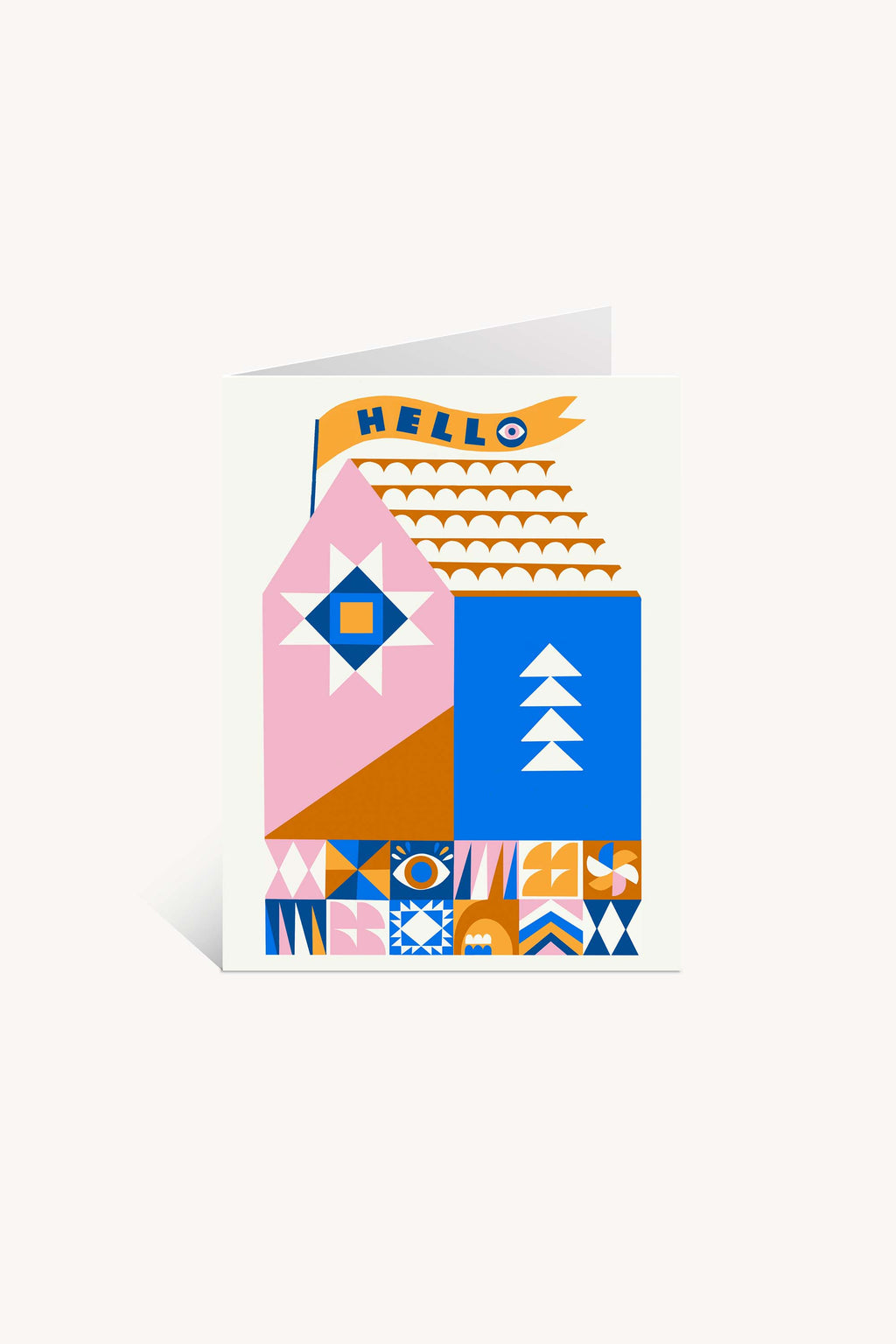 Hello House Greeting Card – Lisa Congdon Art & Illustration